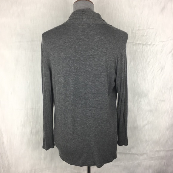 Georgia Rylie | Sweaters | Georgia Rylie Dark Gray Open Front Cardigan ...